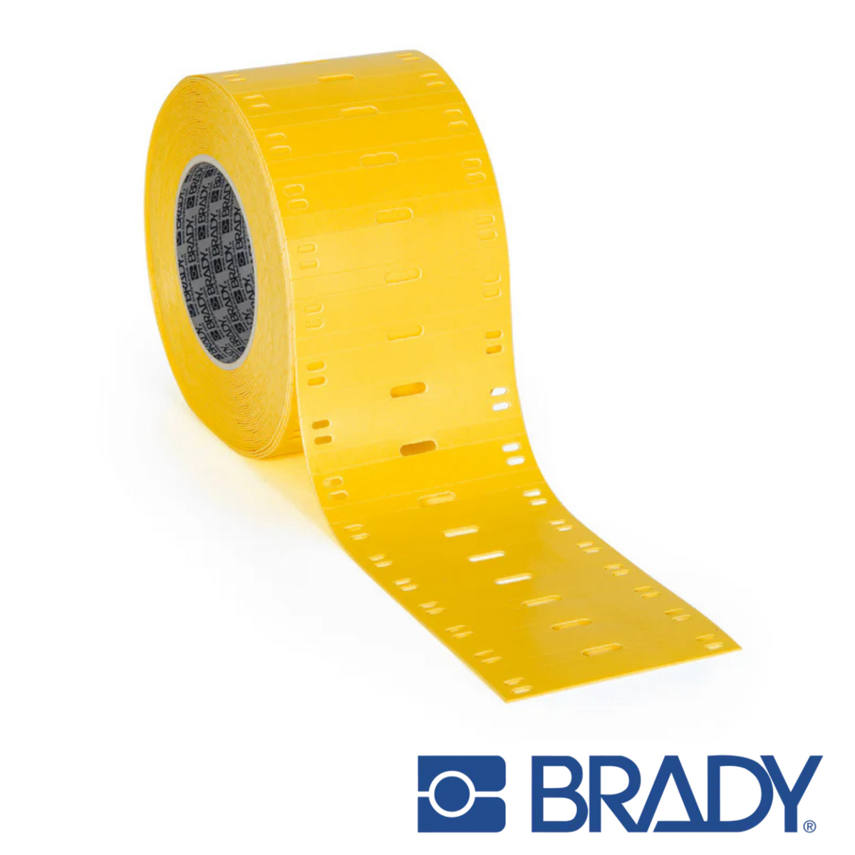 BRADY i7500 Indoor Outdoor 76 mm Core Polyolefin Cable Tags | Yellow ...